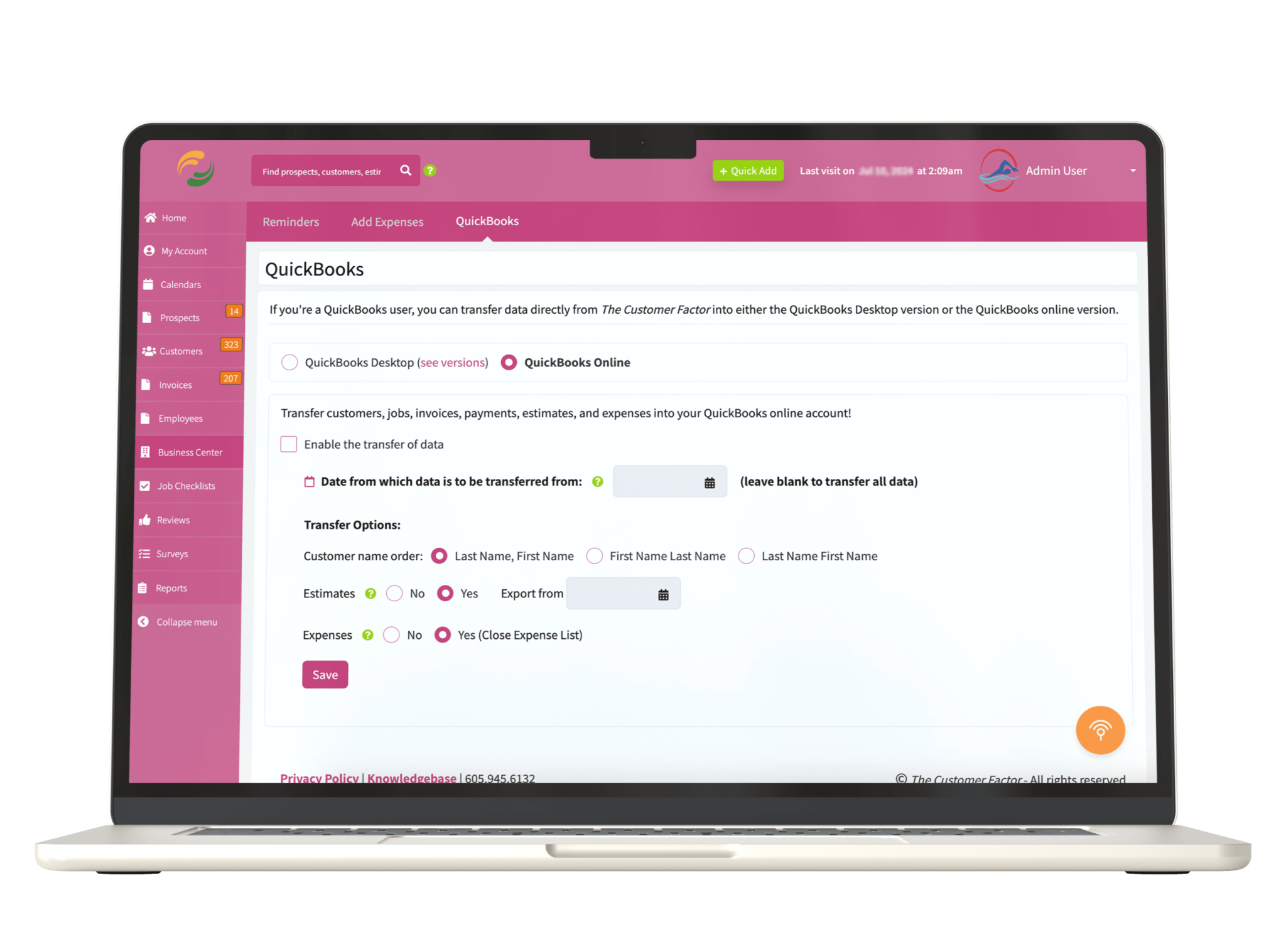 Features - The Customer Factor