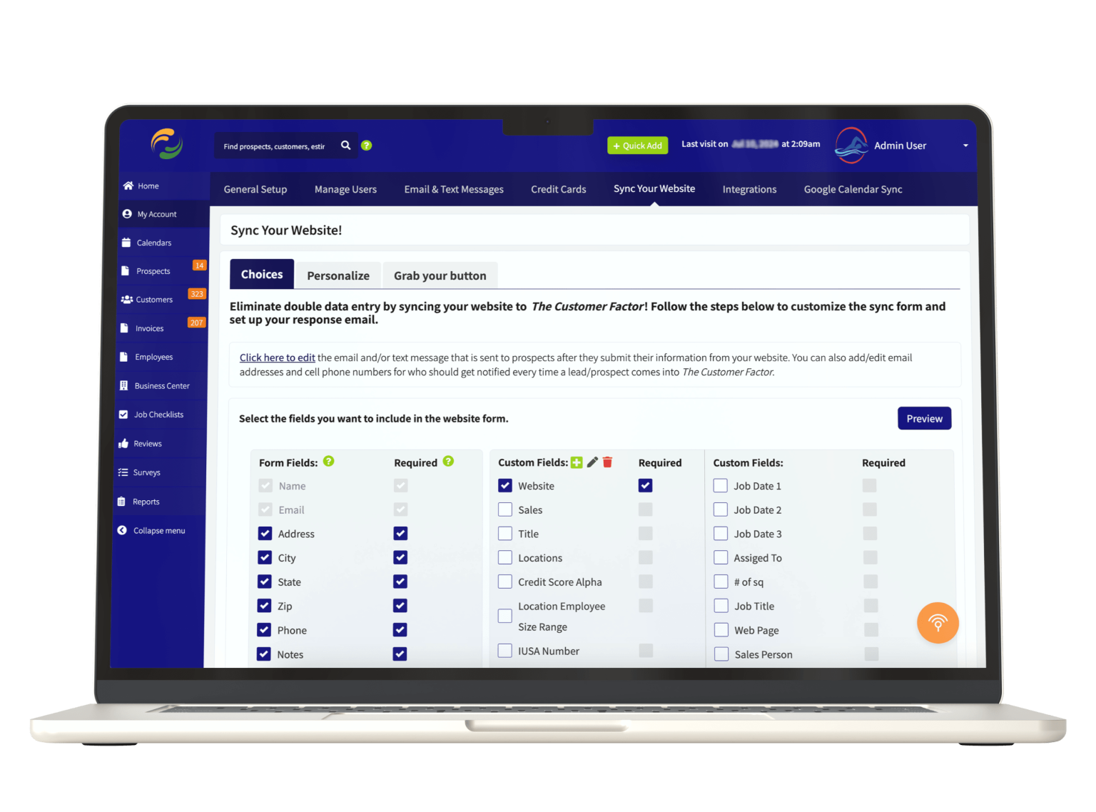 Features - The Customer Factor